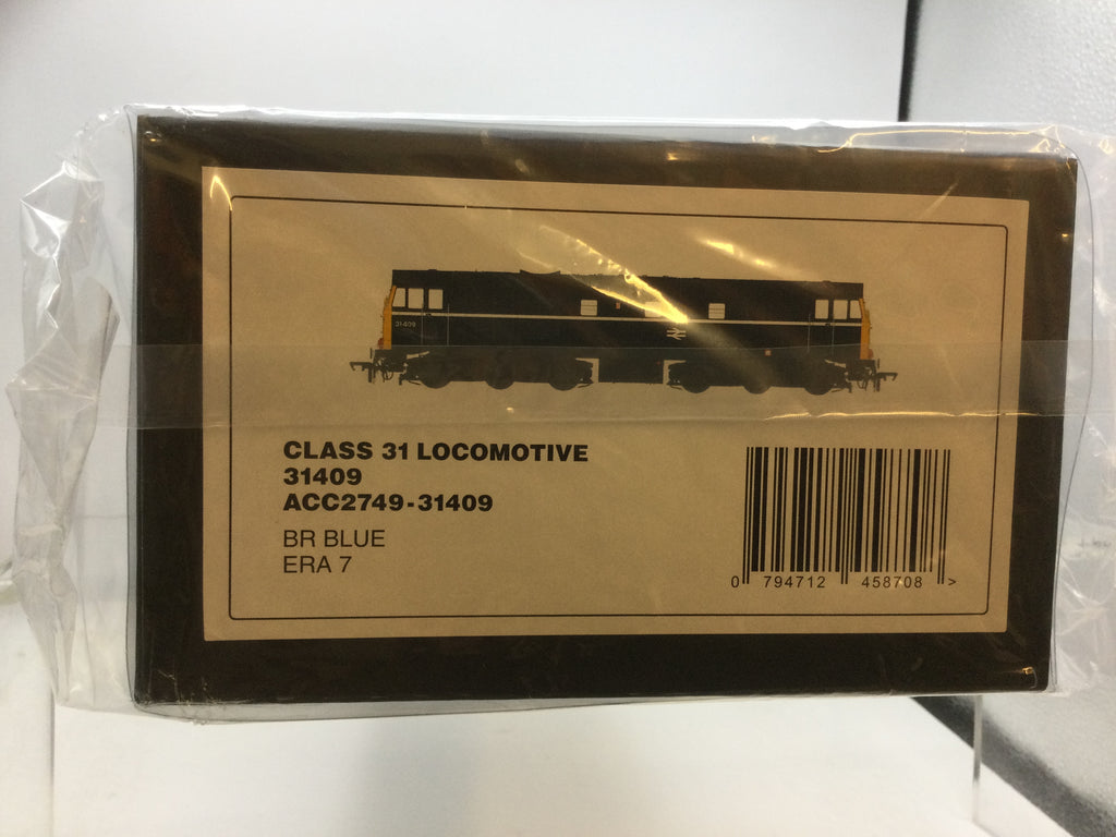 Accurascale 2749 OO Gauge BR Blue Class 31 31409