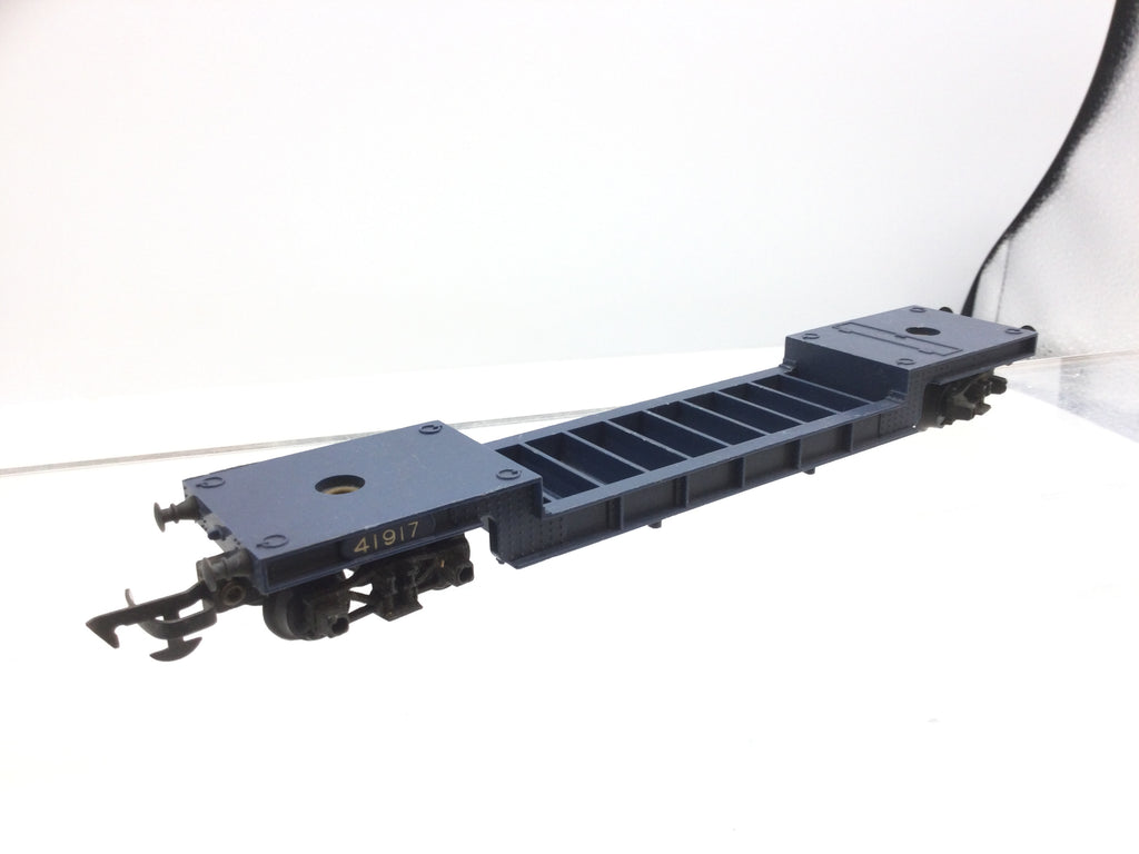 Triang R118 OO Gauge Bogie Well Wagon 41917 Blue