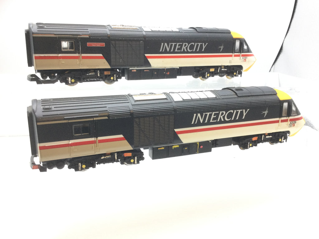 Lima 204732/204733 OO Gauge Swallow Livery HST Power & Dummy Car 43139/ ...