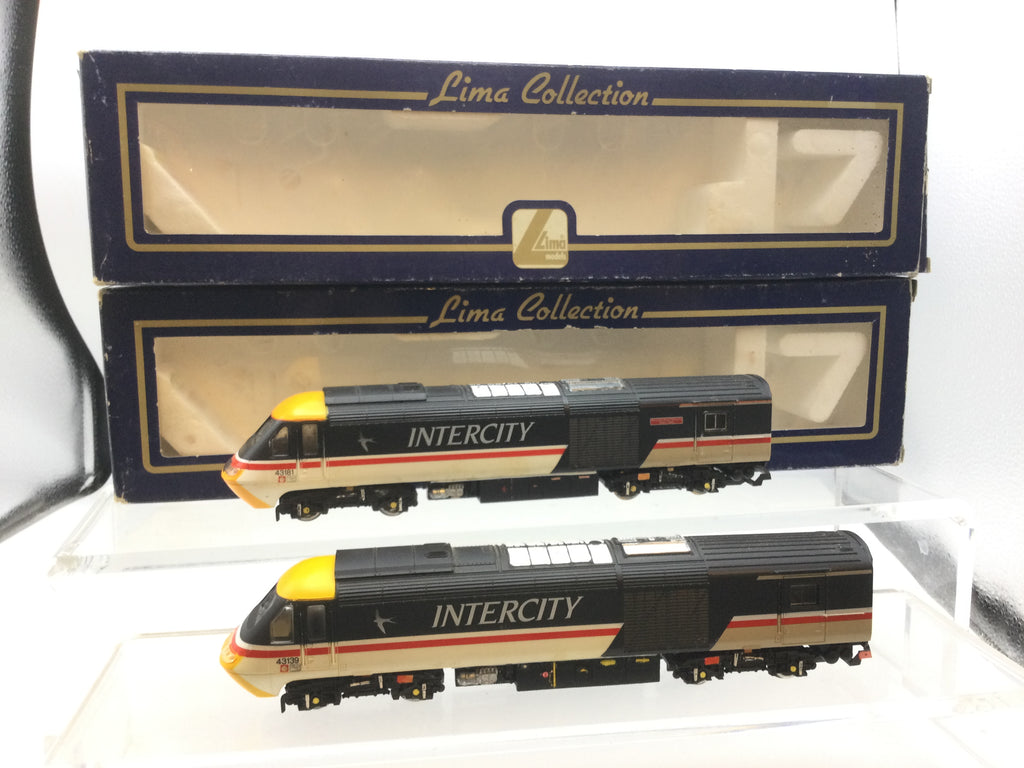 Lima 204732/204733 OO Gauge Swallow Livery HST Power & Dummy Car 43139/ ...