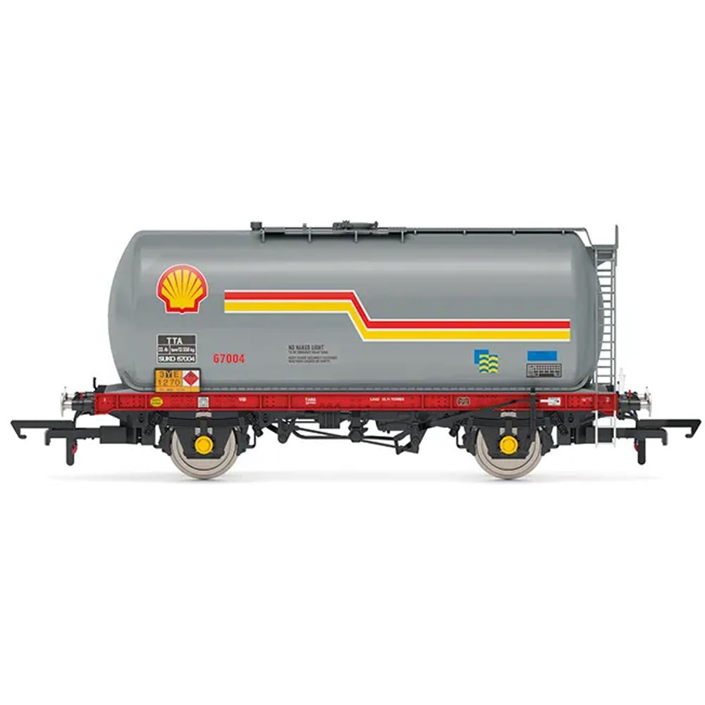 Hornby R60207 OO Gauge BR, TTA Tanker Wagon, Shell 67004 - Era 8