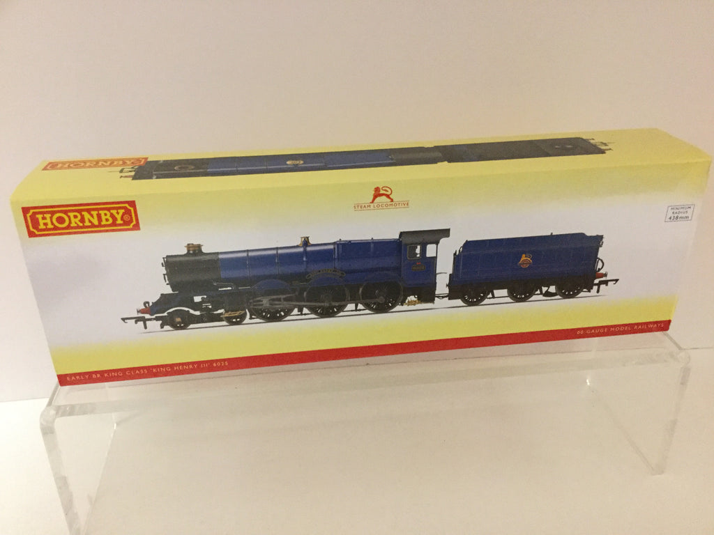 Hornby R3410 OO Gauge BR Blue 6025 King Henry VIII