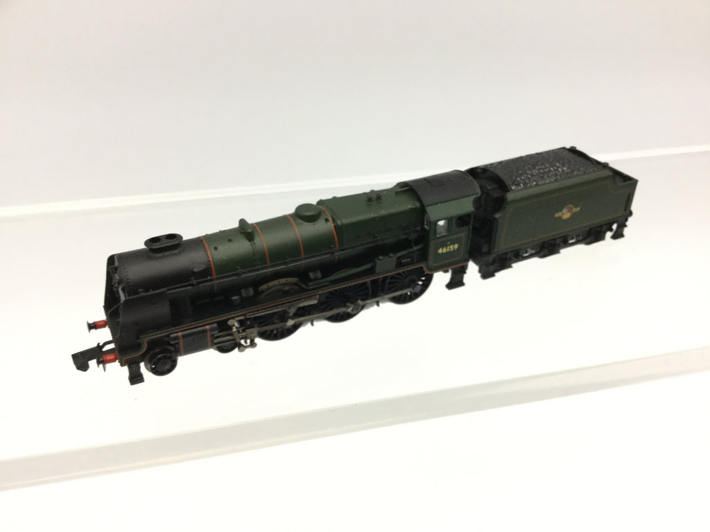 Graham Farish 372-575 N Gauge BR Green Rebuilt Scot 46159 Royal Air ... Graham Farish 372-575 N Gauge BR Green Rebuilt Scot 46159 Royal Air ...