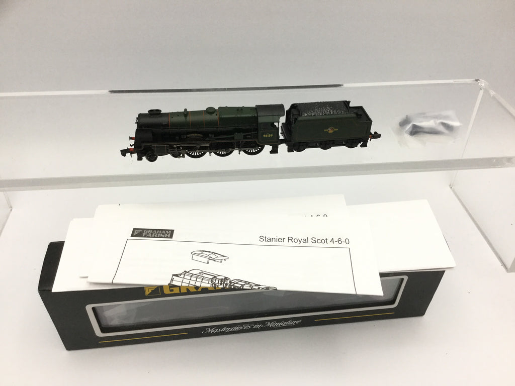 Graham Farish 372-575 N Gauge BR Green Rebuilt Scot 46159 Royal Air ... Graham Farish 372-575 N Gauge BR Green Rebuilt Scot 46159 Royal Air ...