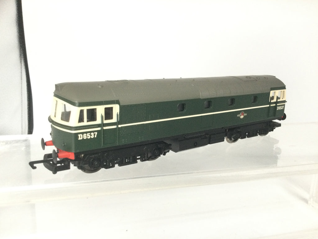 Hornby R2939 OO Gauge BR Green Class 33 No D6537 (DCC FITTED)