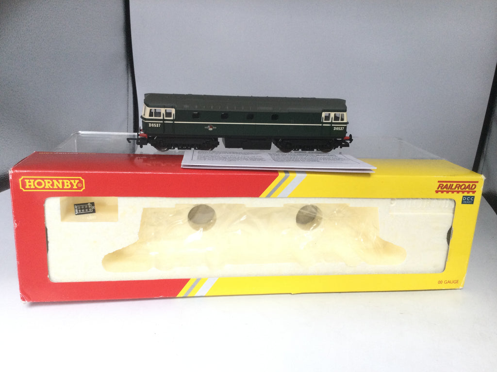 Hornby R2939 OO Gauge BR Green Class 33 No D6537 (DCC FITTED)
