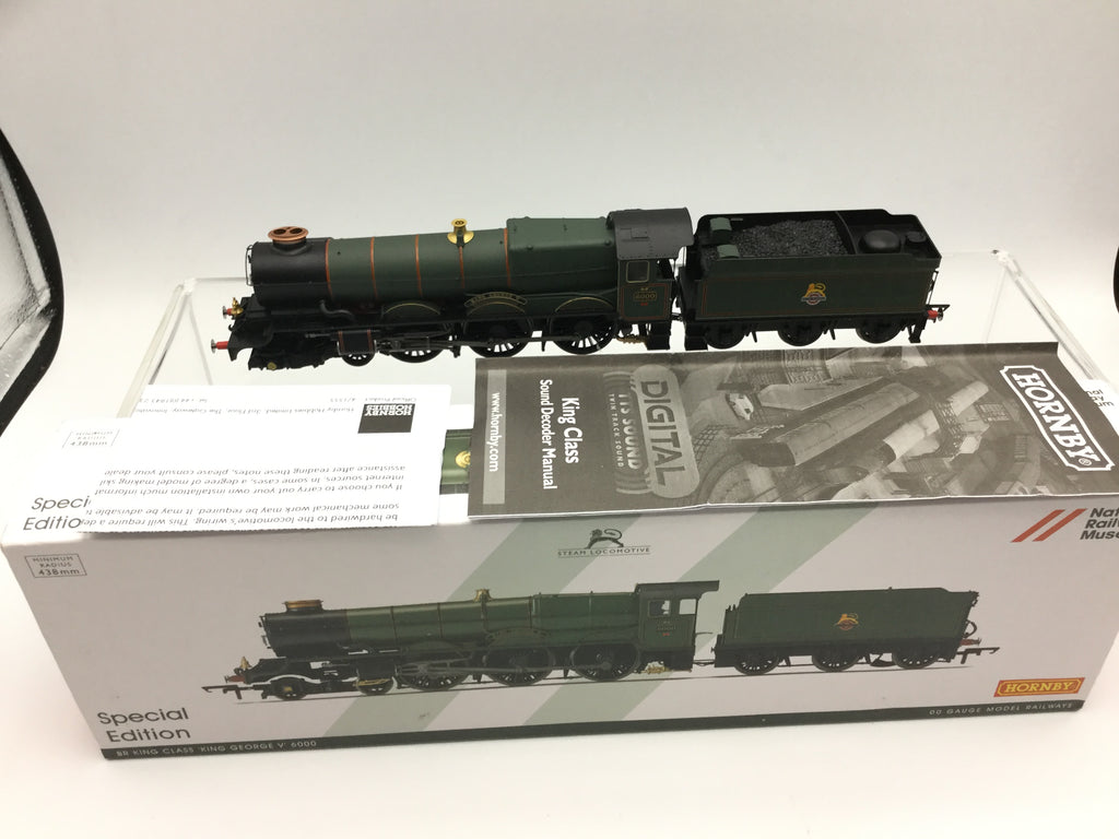 Hornby R3330 OO Gauge BR Green 6000 King George V NRM Edition TTS Sound
