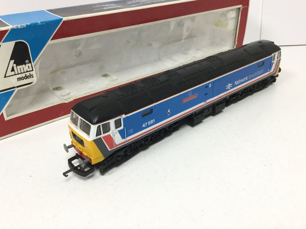 Lima 205220 OO Gauge Class 47 47581 Great Eastern Network SouthEast