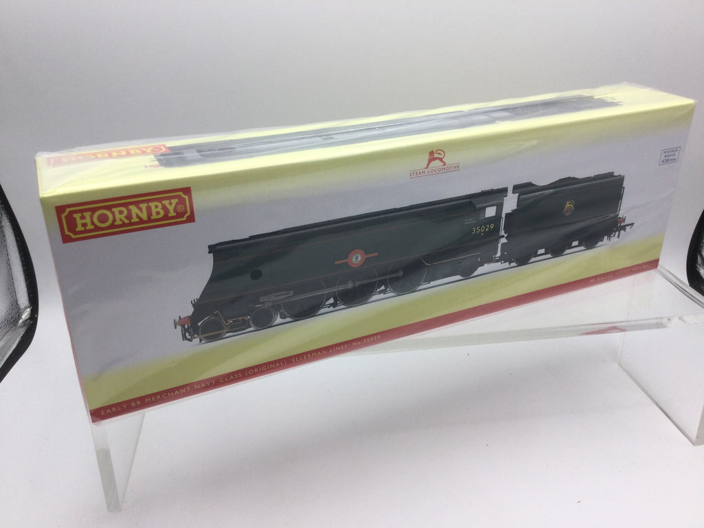 Hornby R3649 OO Gauge BR, Merchant Navy Class, 4-6-2, 35029 ‘Ellerman ...