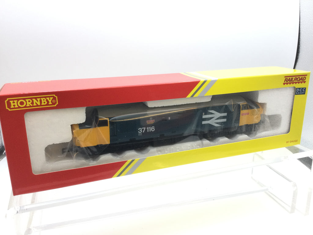 Hornby R30185 OO Gauge RailRoad Plus BR, Class 37, Co-Co, 37116 'Comet ... Hornby R30185 OO Gauge RailRoad Plus BR, Class 37, Co-Co, 37116 'Comet ...
