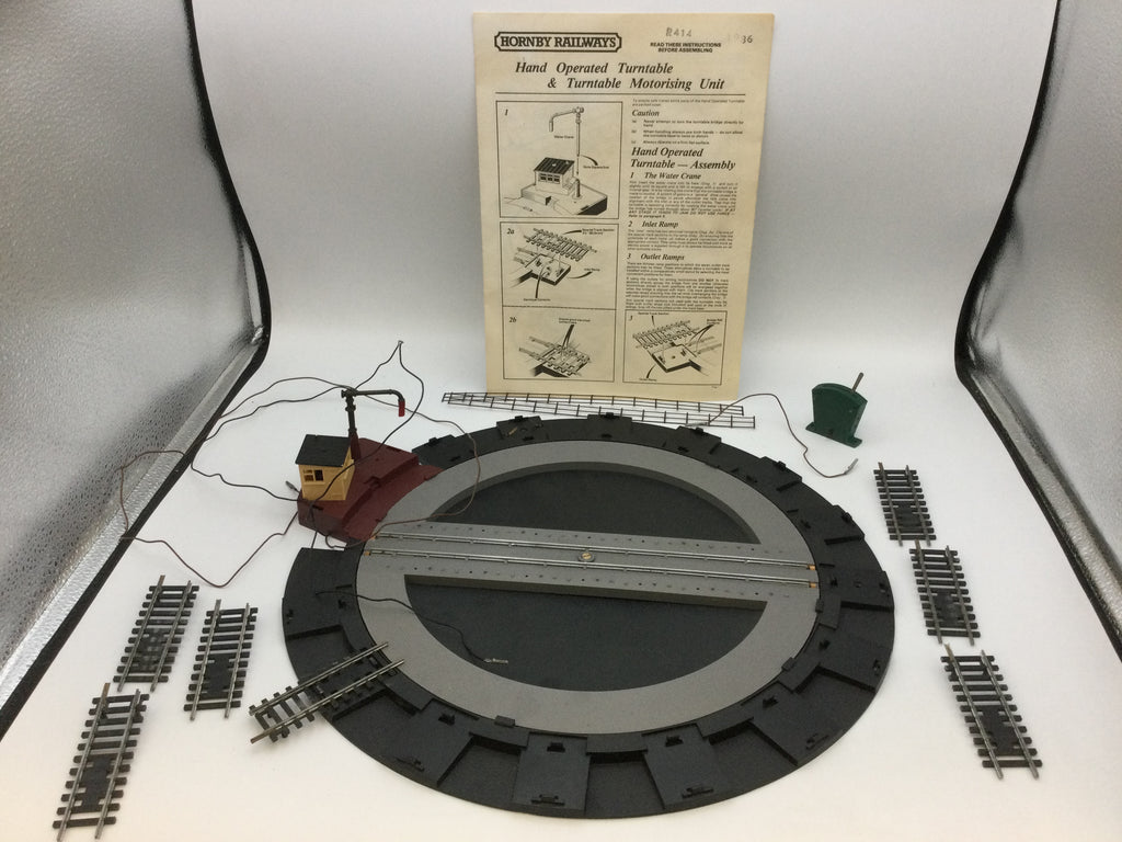 Hornby R414 OO Gauge Operating Turntable (Steel) (MOTORISED)