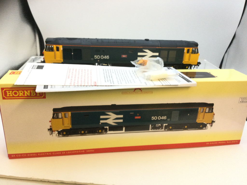 Hornby R3264 OO Gauge BR Large Logo Class 50 No 50046 Ajax (TTS SOUND ...