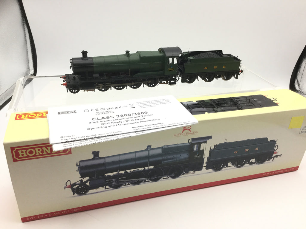 Hornby R2918X OO Gauge GWR Green Class 38xx 3803 (DCC CHIP REMOVED)