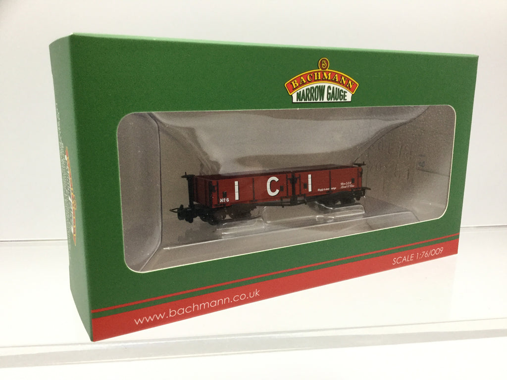 Bachmann 393-056 OO-9 Gauge ICI Red Bogie Open Wagon